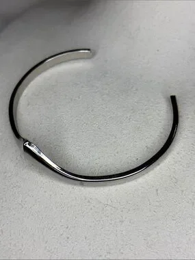 Avon | Jewelry | Avon Silver Vaccent Open Cuff Bracelet | Poshmark